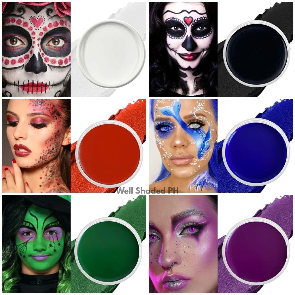 WELLSHADEDPH Face and Body Paint (Water Based & Hypoallergenic ...