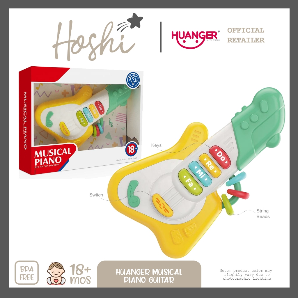 Hoshi Baby x Huanger Musical Guitar, Musical Instrument Educational Toy ...