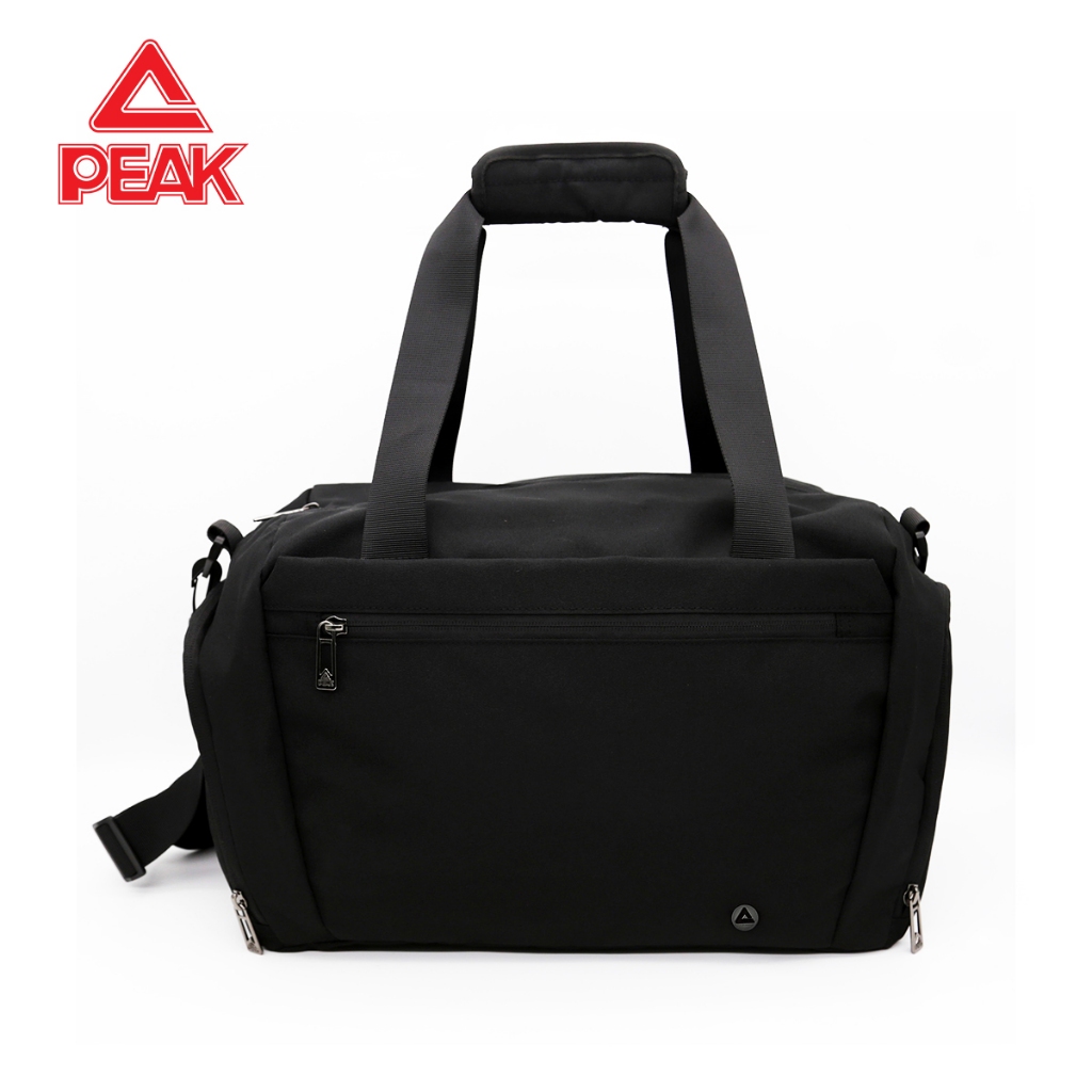 PEAK Elite Black Edition Weatherproof Travel Duffle Gym Bag with Shoe ...