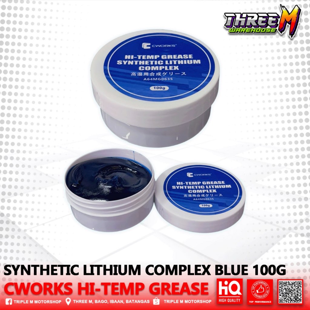 Cworks Hi Temp Grease Synthetic Lithium Complex Blue Shopee Philippines
