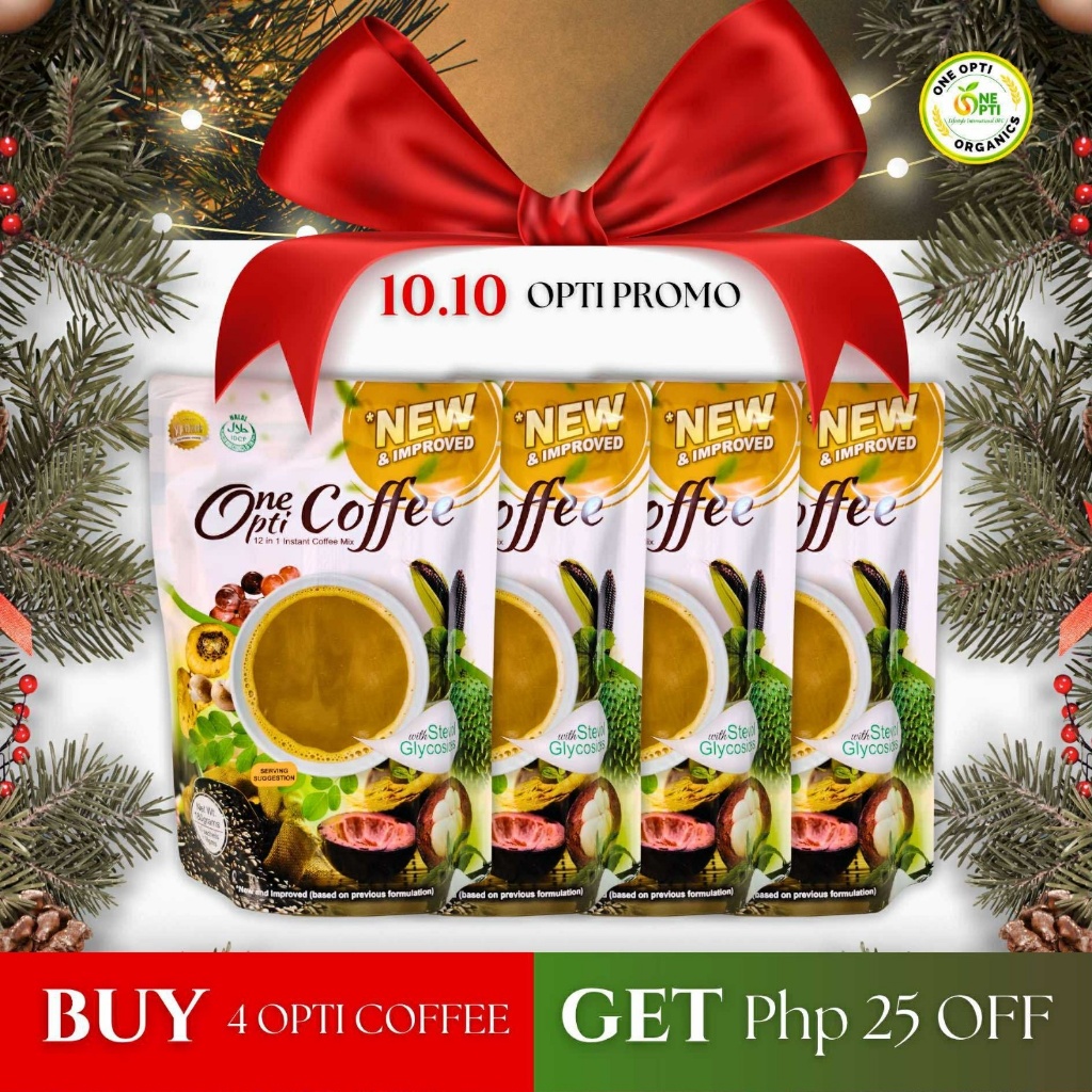Buy 4 One Opti Coffee (Get ₱25 OFF) Bundle | Shopee Philippines