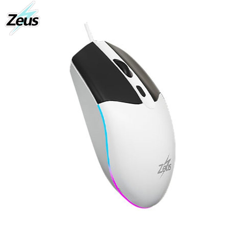 Zeus ZM-17 RGB Wired Gaming Mouse 3 Adjustable DPI (800/1200/1600 ...