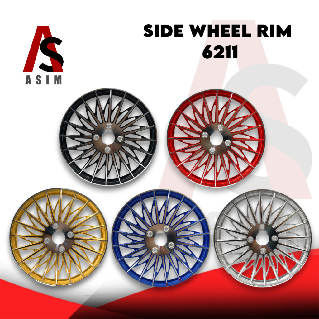 ASIM MOTORCYCLE TRICYCLE SIDE WHEEL MAGS 1.85*17 MAGS RIM GB-1022 ...