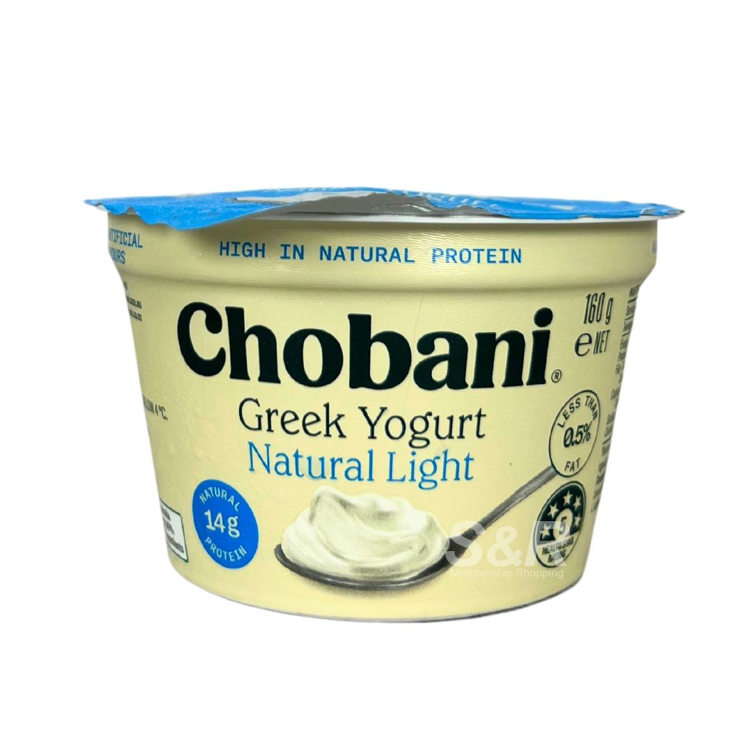 Chobani Natural Light Greek Yogurt 160g | Shopee Philippines