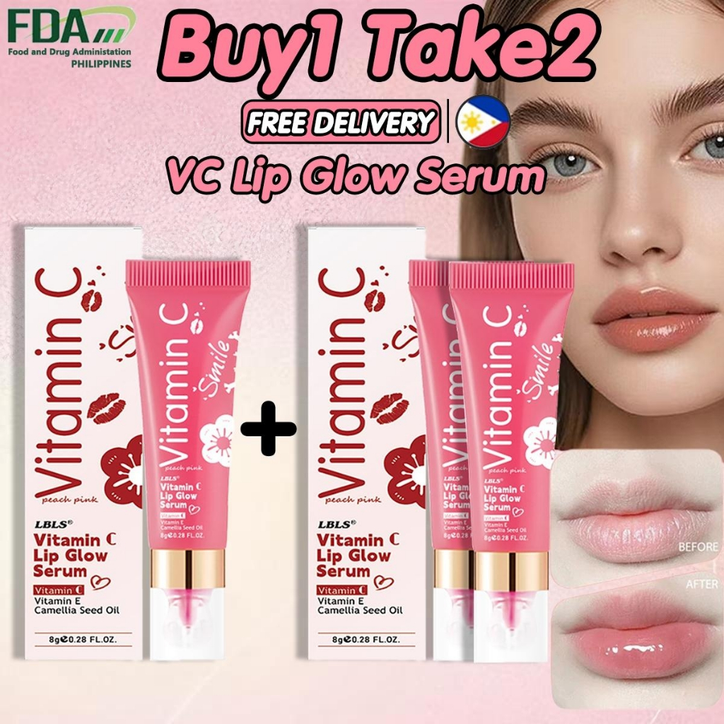 Buy 1 Take 2 Vitamin C Lip Glow Serum - Brightening, Moisturizing, Soft ...