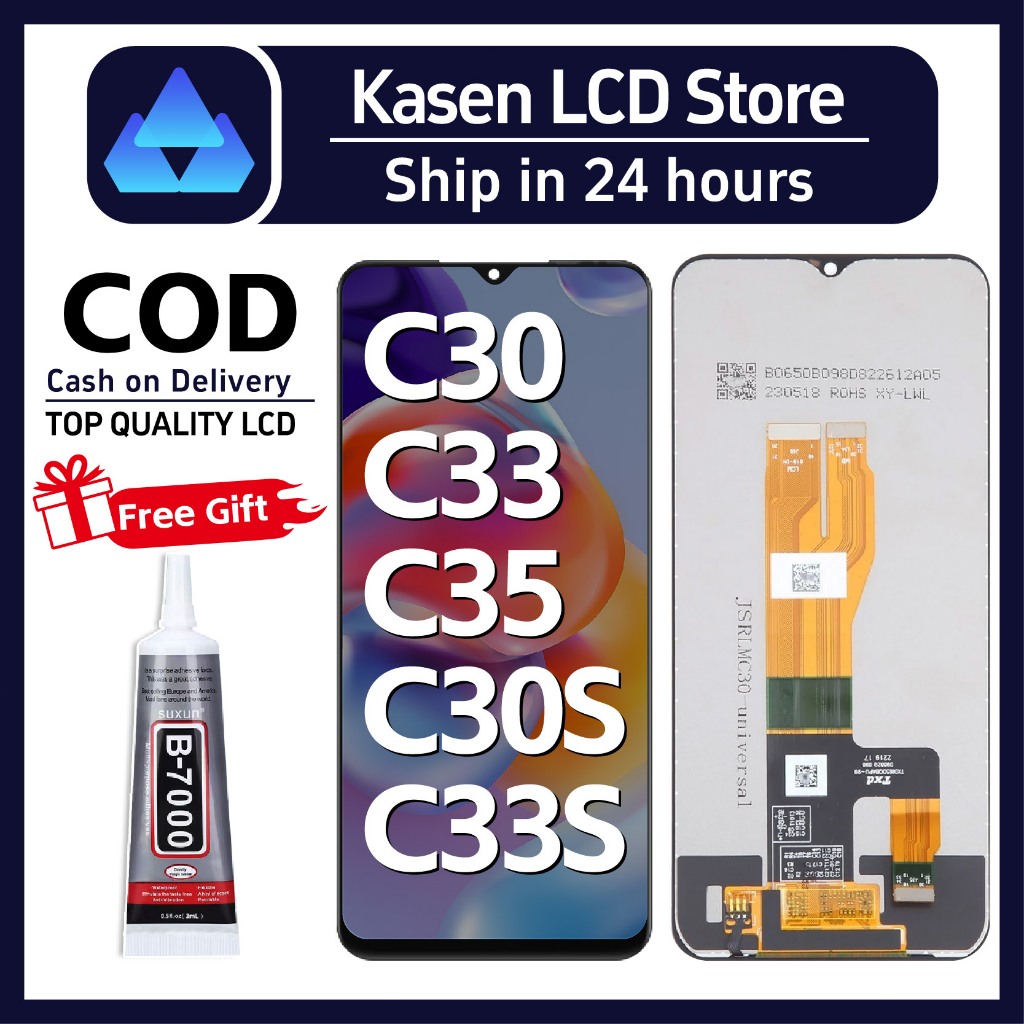 【Top Quality】LCD For Realme C30 / C30S / C33 / C35 / C33S / Narzo 50i ...