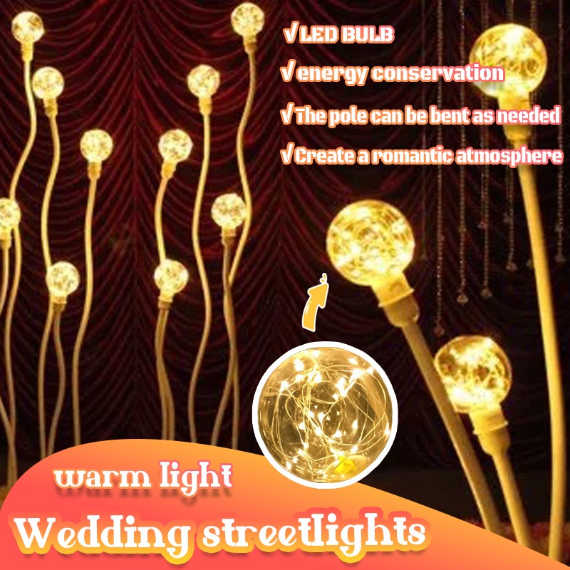 Romantic Bendable Light For Wedding Decoration Road Lead Props Bending ...