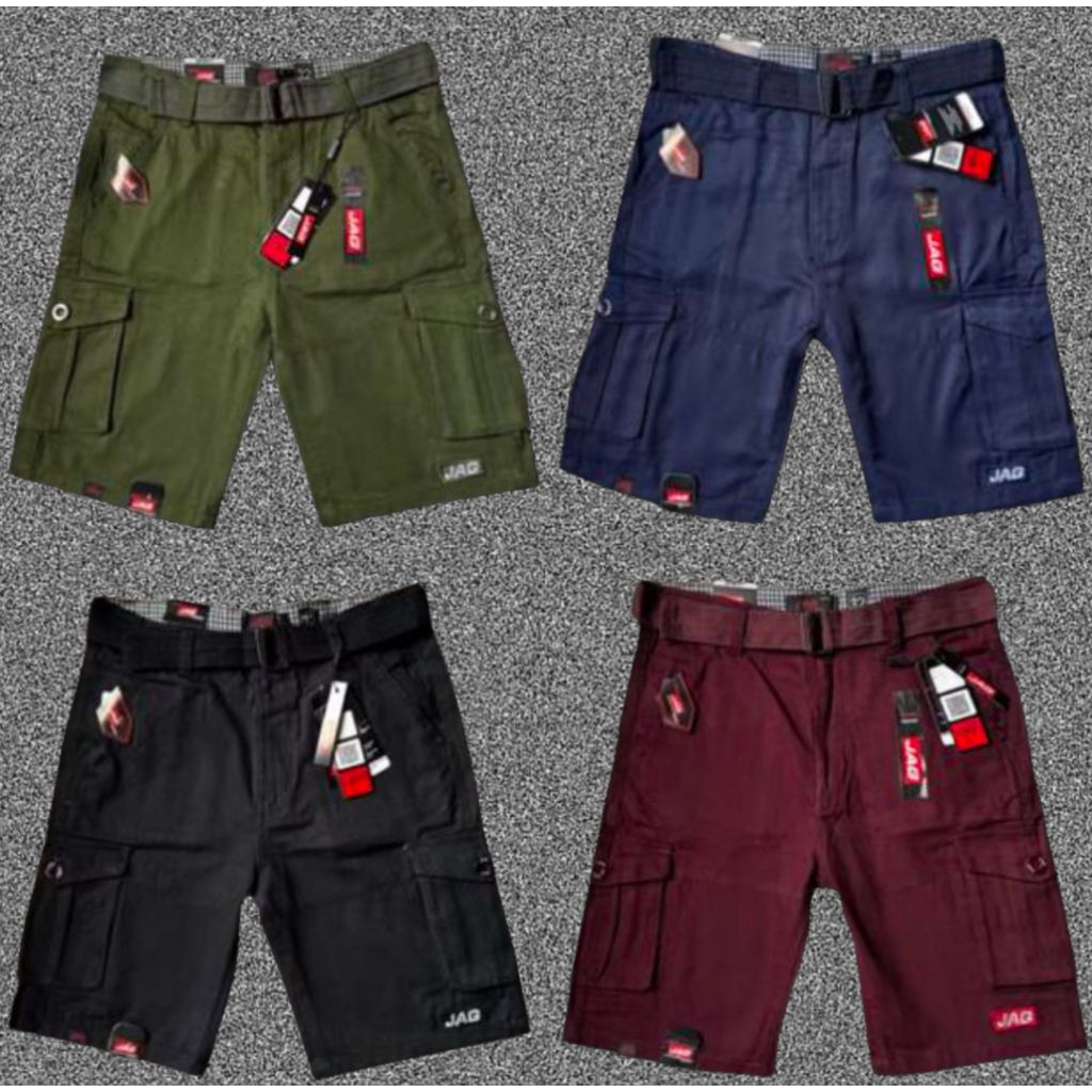 Assorted Brand Same Color Cargo Six Pocket Shorts for Men | Shopee ...