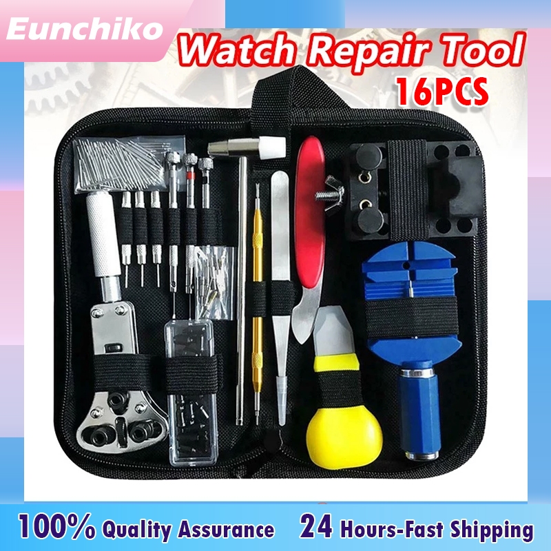 Watch Repair Tool Kit Spring Bar Watch Pin Remover Case Opener Tools ...