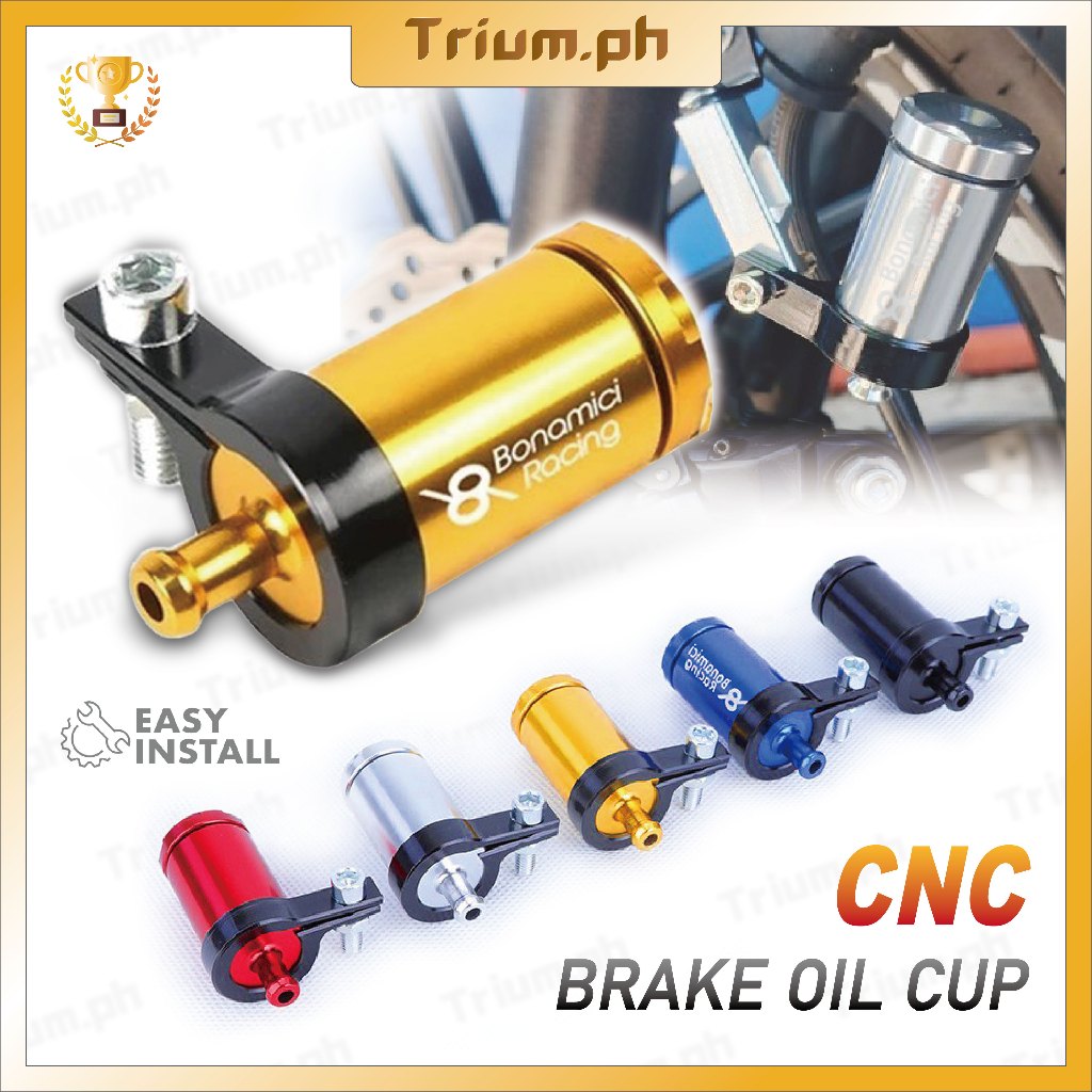 Bonamici CNC Aluminum Oil Tank For Motorcycles Alloy Racing Oil Cup ...
