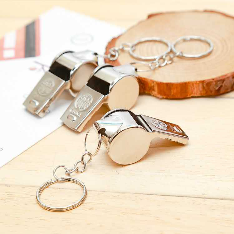 1pcsTin Metal Safety Whistle Emergency Police Whistle Sports Classic ...