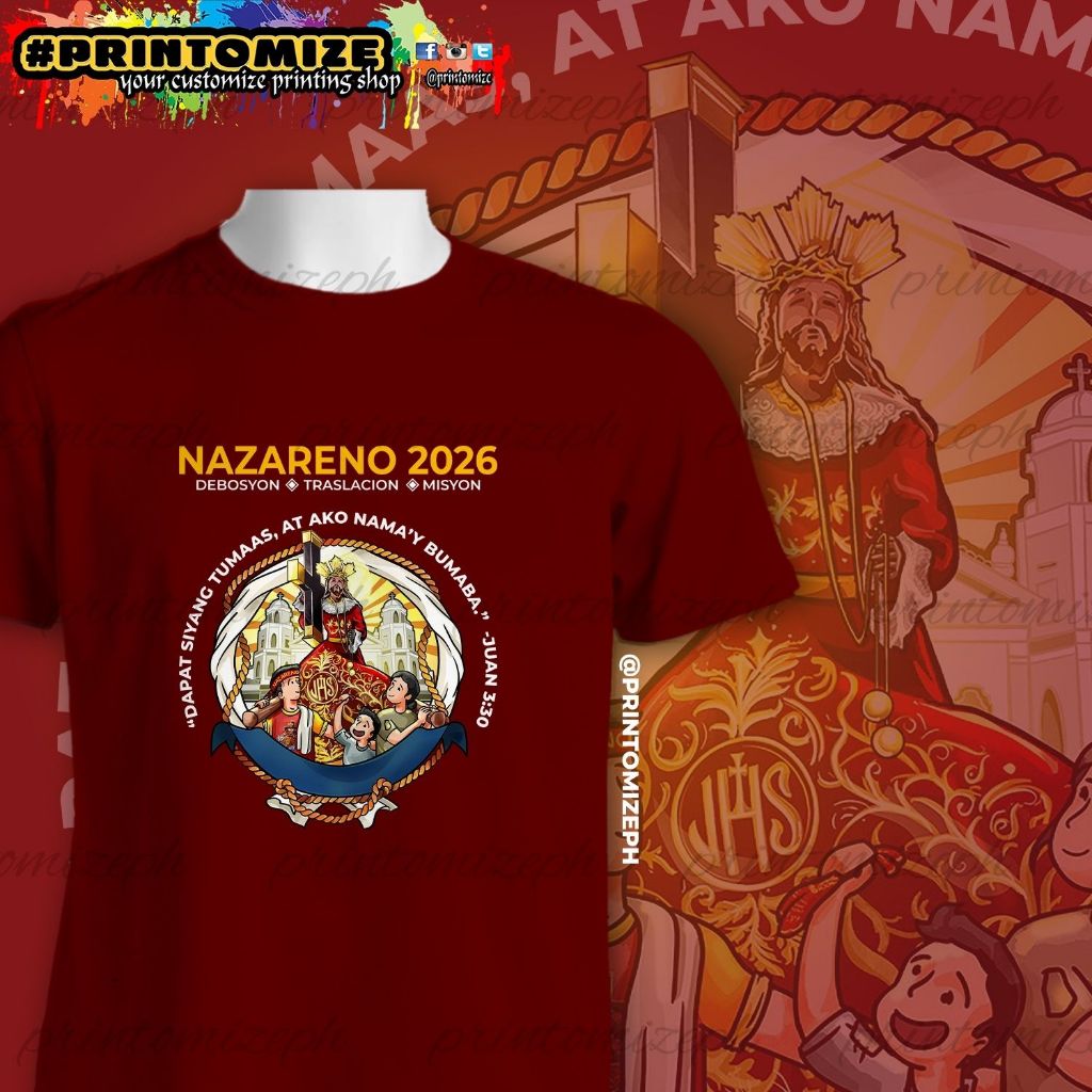 NAZARENO 2026 SHIRT DESIGN | Shopee Philippines