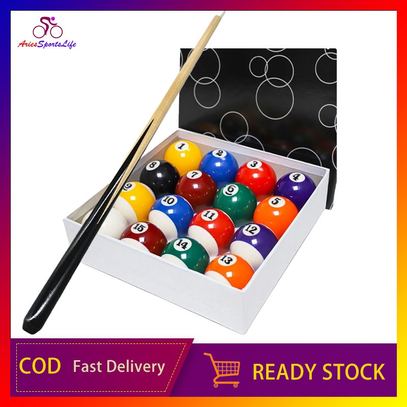Mini 25mm Billiard Ball Set 50cm Kids Billiard Cue Professional ...