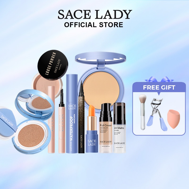 SACE LADY 12Pcs Makeup Set Daily 12H Long Lasting Waterproof Finish ...