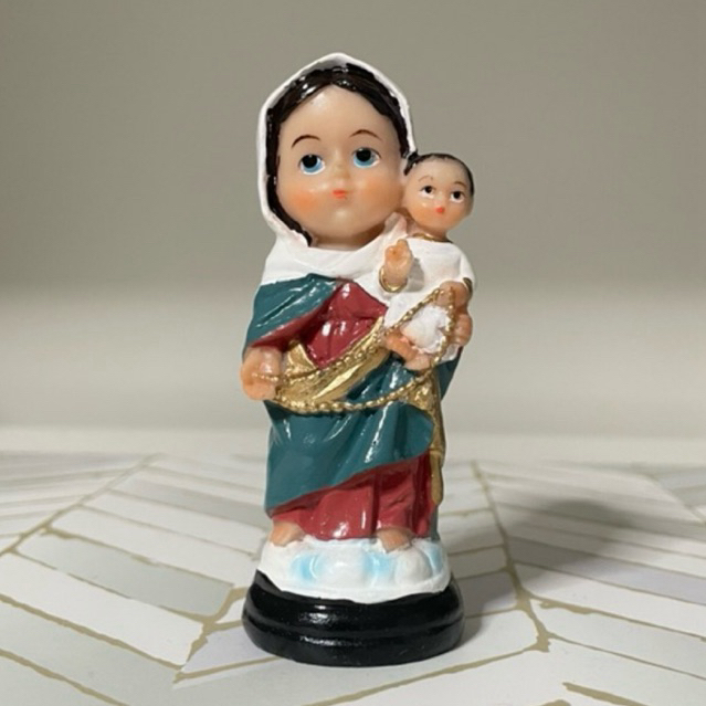 Our Lady of the Rosary figurine | Shopee Philippines