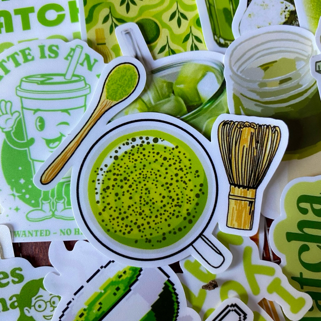 20PCS MATCHA INSPIRED QUALITY STICKERS | Shopee Philippines