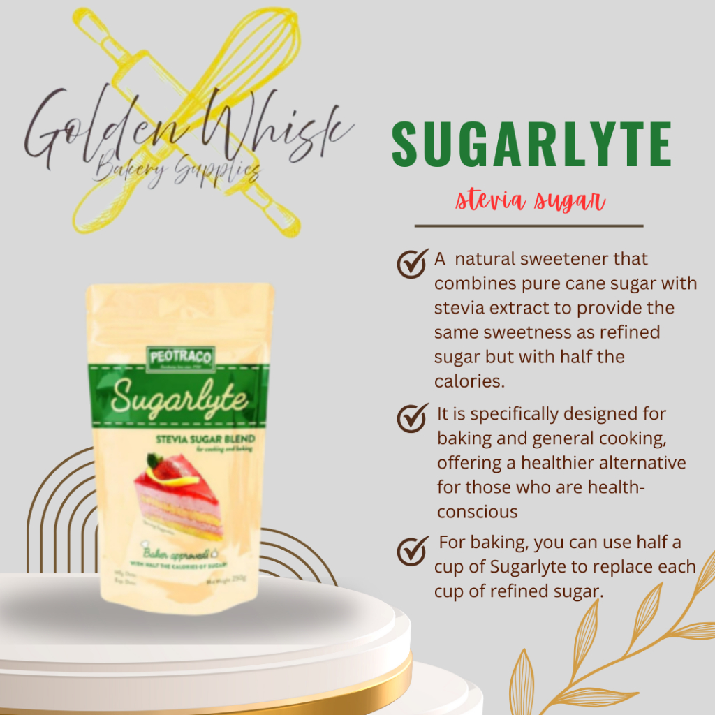PEOTRACO SUGARLYTE STEVIA ICING SUGAR 250G | Shopee Philippines