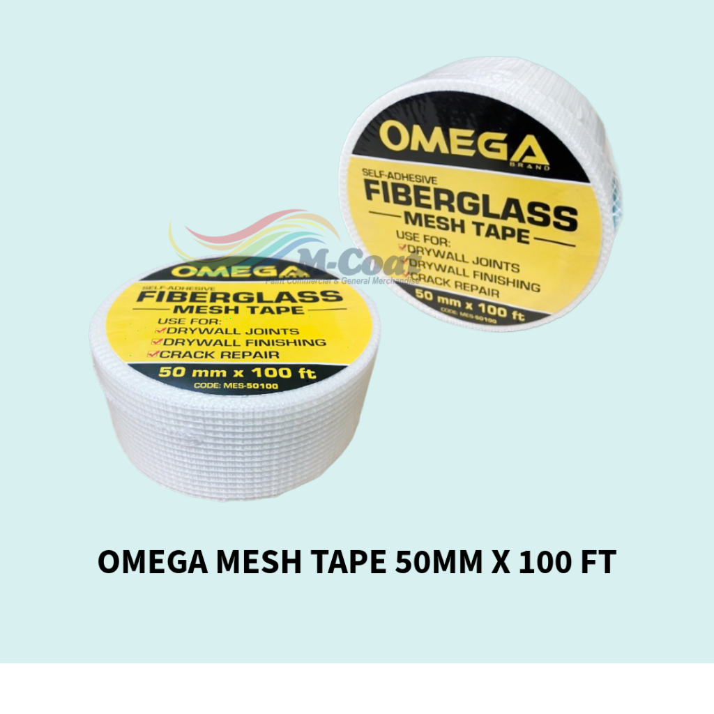 Omega Fiber Glass Mesh Tape | Shopee Philippines