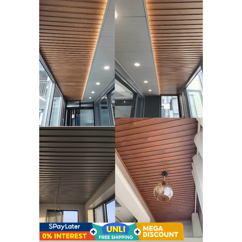 PVC Ceiling & PVC Panel Wall Background Wall | Shopee Philippines