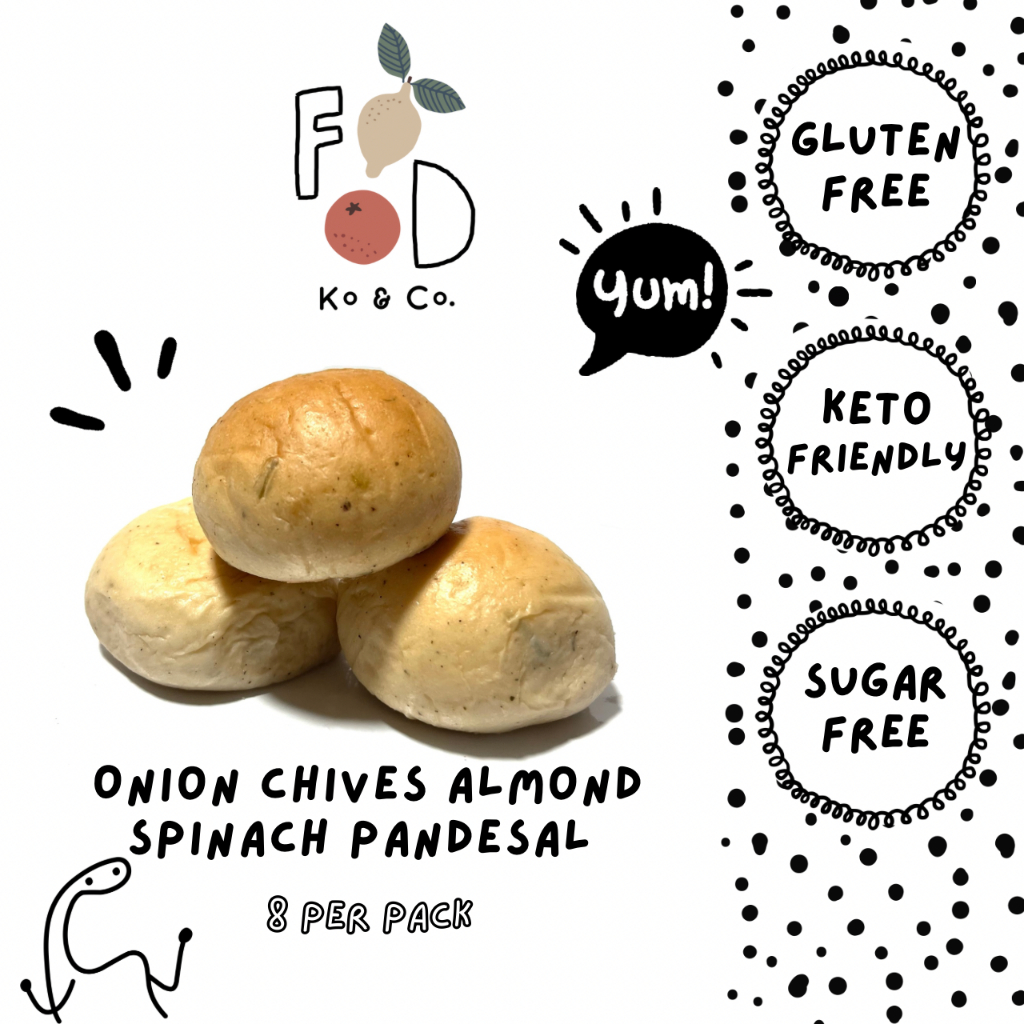 Onion Chives Almond Spinach Pandesal | Shopee Philippines