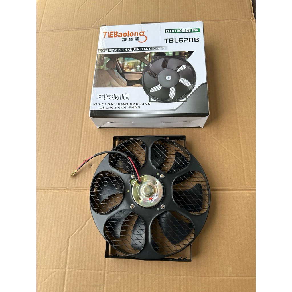 12V OR 24V TIEBaolong Auxiliary Fan Assembly Universal 12V 10'' 8 ...