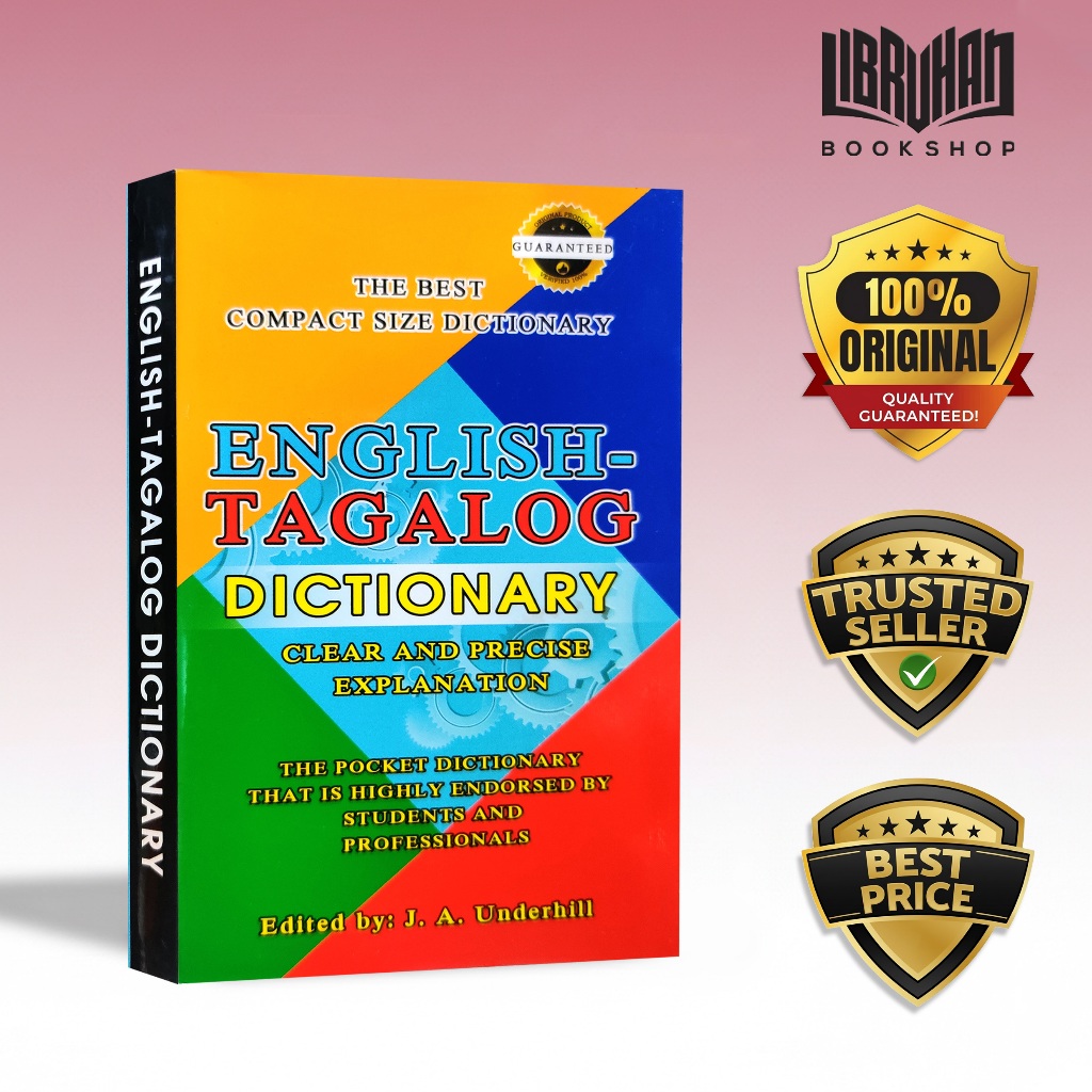ENGLISH - TAGALOG DICTIONARY Clear and Precise Explanation EXTRA SMALL ...