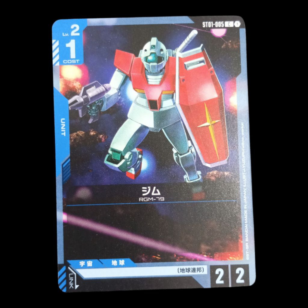 Gundam Card Game GM RGM-79 ST01-005 Unit Card Japanese GCG | Shopee ...
