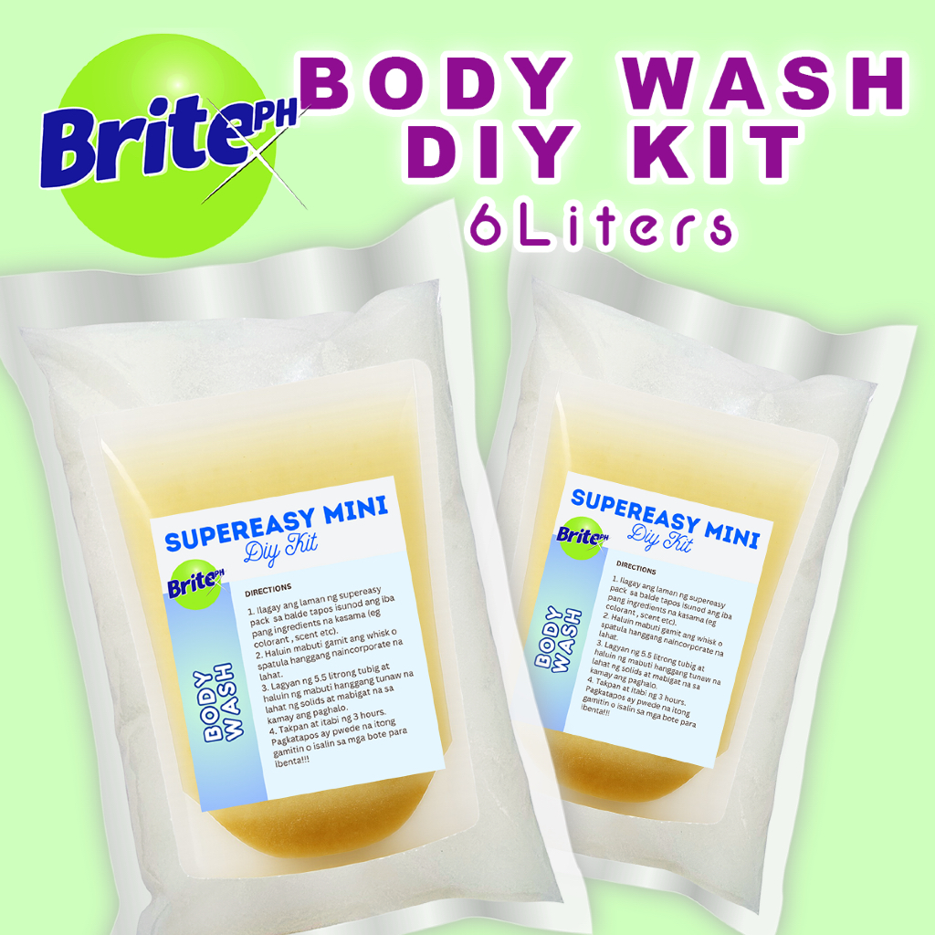 BritePH Moisturizing Body Wash DIY Kit Mini (6L) | Shopee Philippines