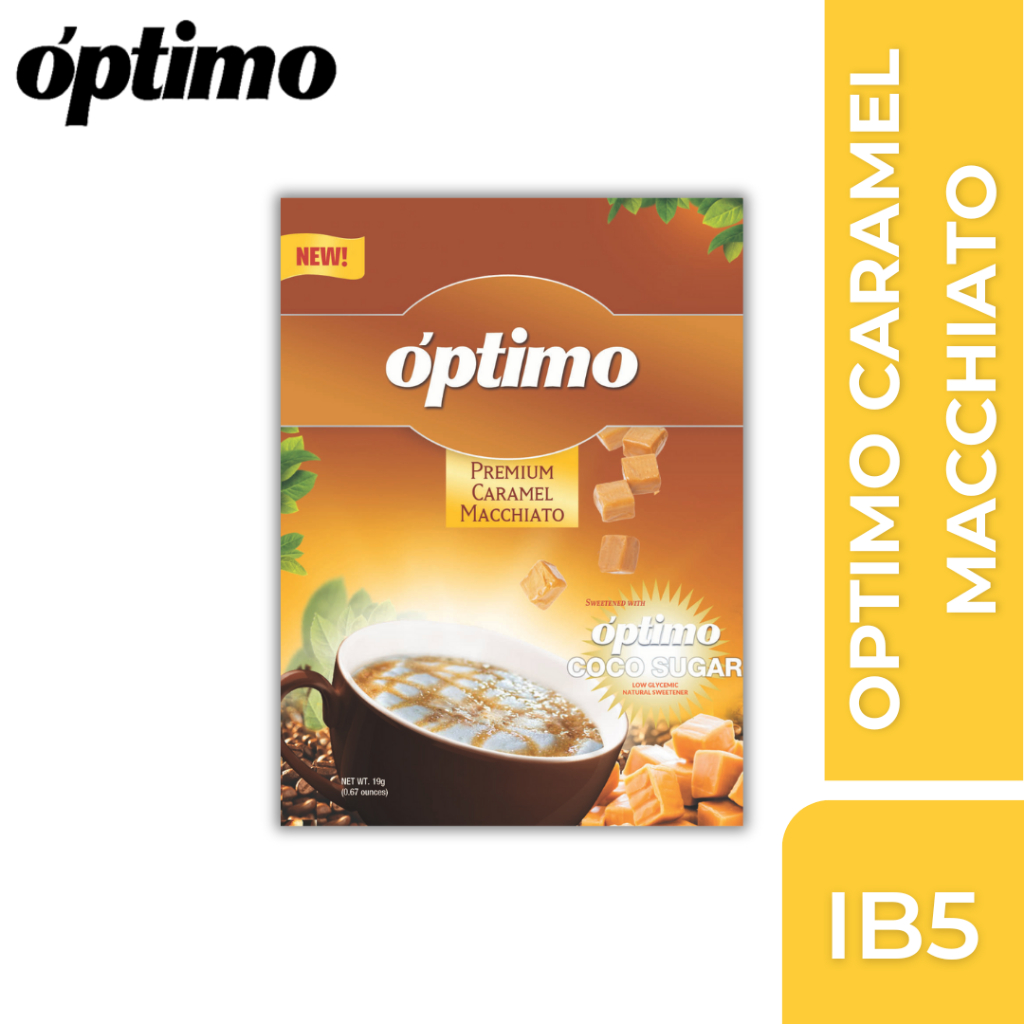 Optimo Healthy Instant Coffee Mix 5s – Caramel Macchiato [Near Expiry ...