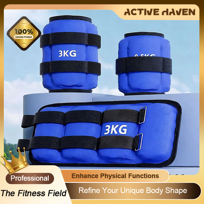 Active Haven 1-6kg Adjustable Ankle/Leg Exercise Equipment Weights For ...