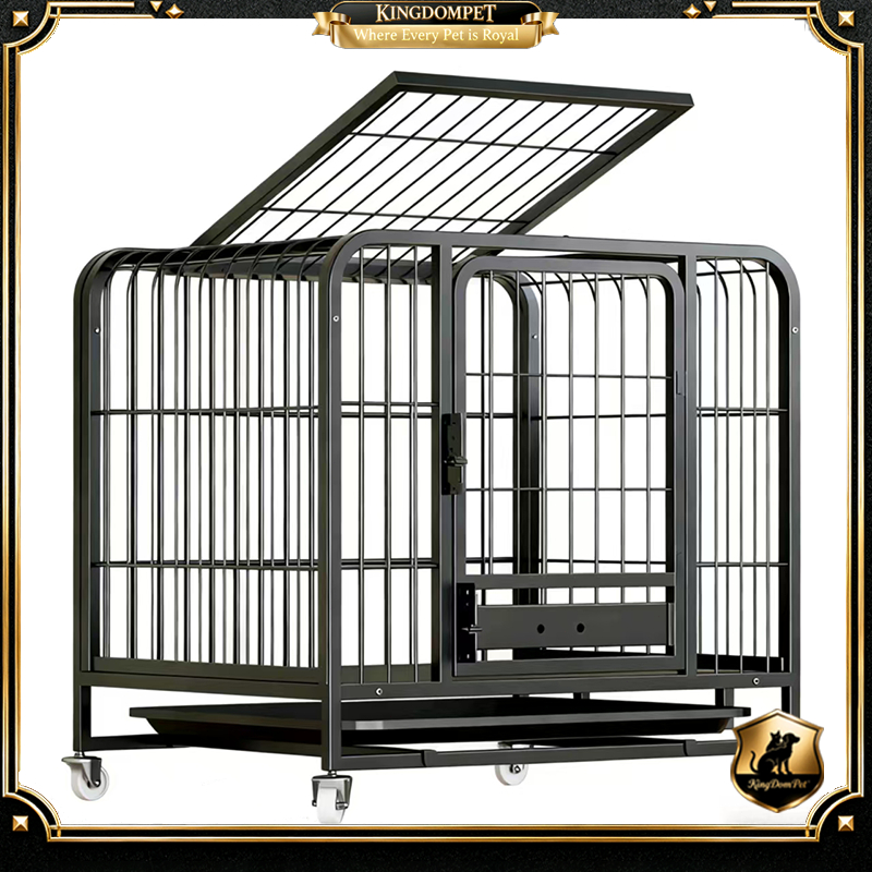 Dog Cage XXL Golden Retriever Cage Bold Metal Large Dog Cage With Tray ...
