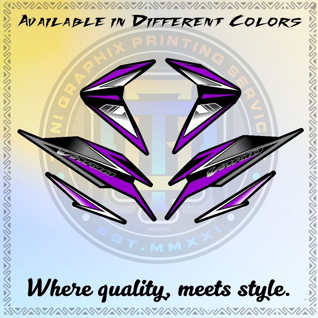 CLICK 125 V3 - V4 VARIO STRIPE INDO CONCEPT DECALS | Shopee Philippines