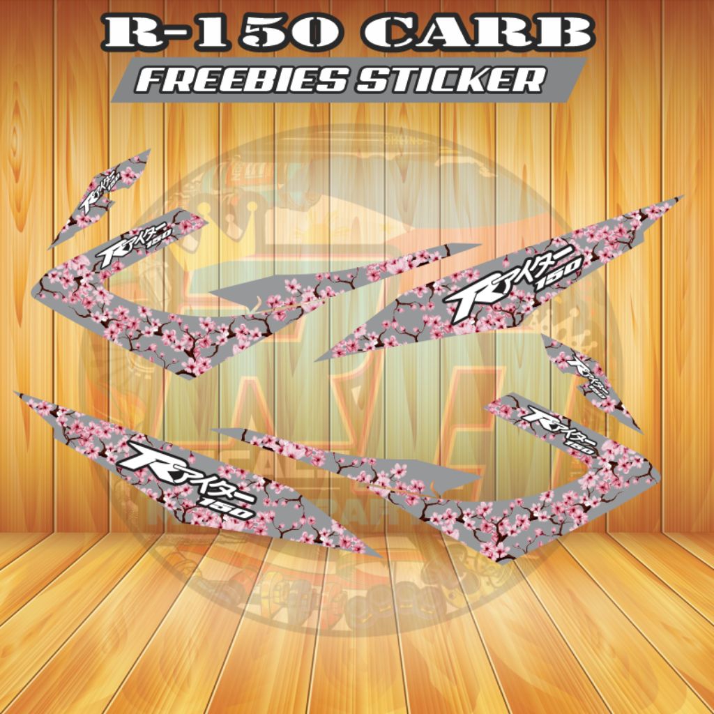 Raider 150 Carb Sakura Design Decals | Shopee Philippines