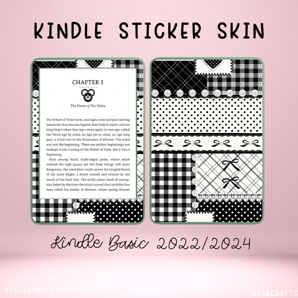 Kindle Skins & Kobo Skins - Premium Vinyl Sticker - PARISIAN PATCHWORK ...