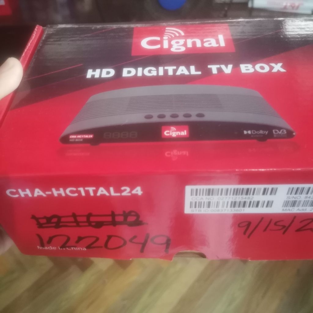 cignal HD box ( CHA-HC1TAL24) | Shopee Philippines