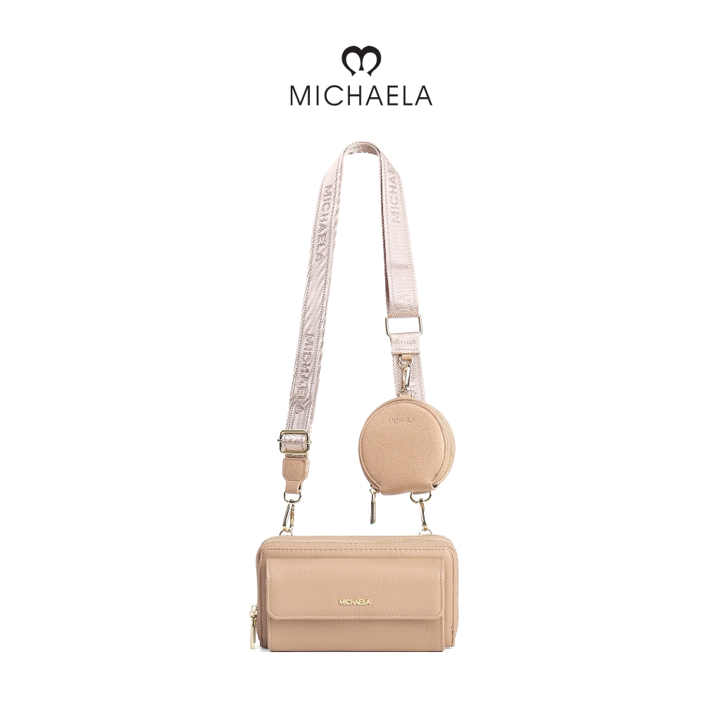 MICHAELA Boxy Sling Bag Set 2 PCS Trendy Multi-Pocket Phone Bag for ...