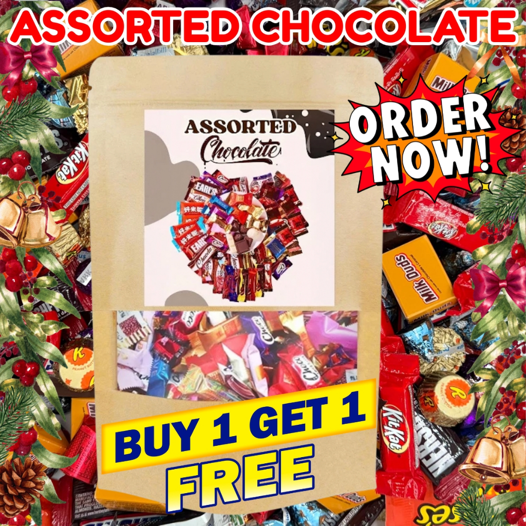 [BUY 500G TAKE 500G] 5 Flavors Assorted Chocolate Snack Dessert 500 ...