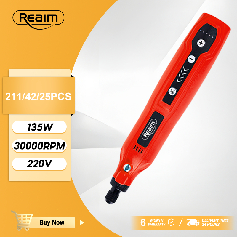 REAIM Mini Grinder Tool Set Porting Tool Set Mini Grinder 25/42/211pcs ...