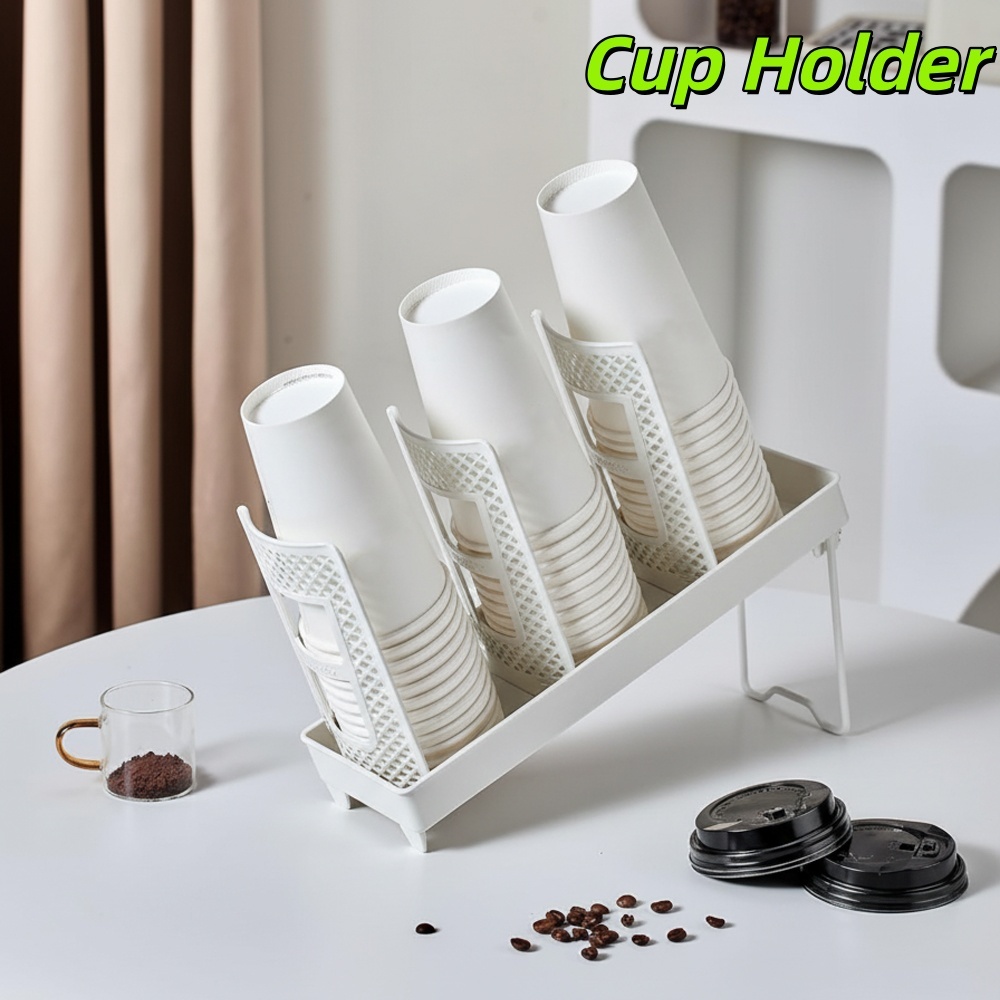 Detachable Cup Holder Rack Paper Cup Dispenser Kitchen Countertop Paper ...