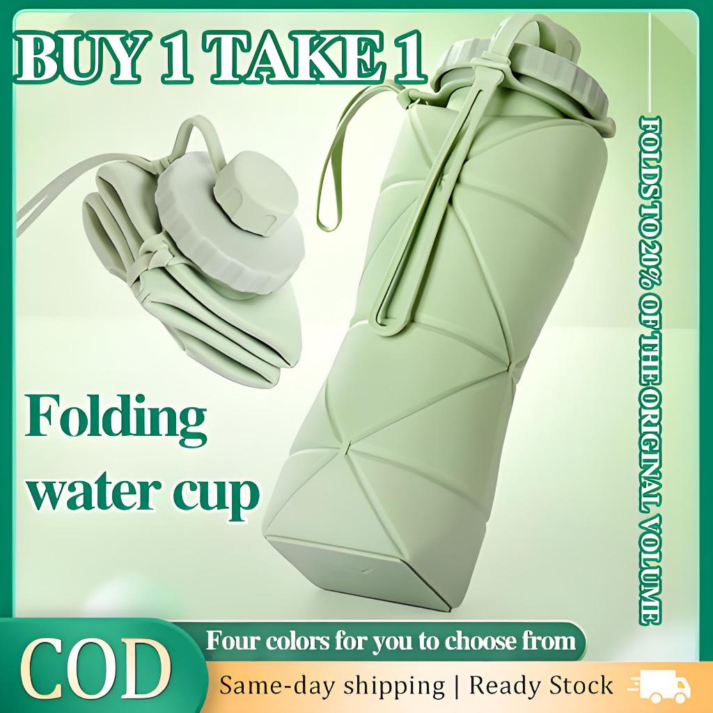 BUY 1 TAKE 1 600ml Collapsible Tumbler - Leak-Proof & Reusable, Perfect ...