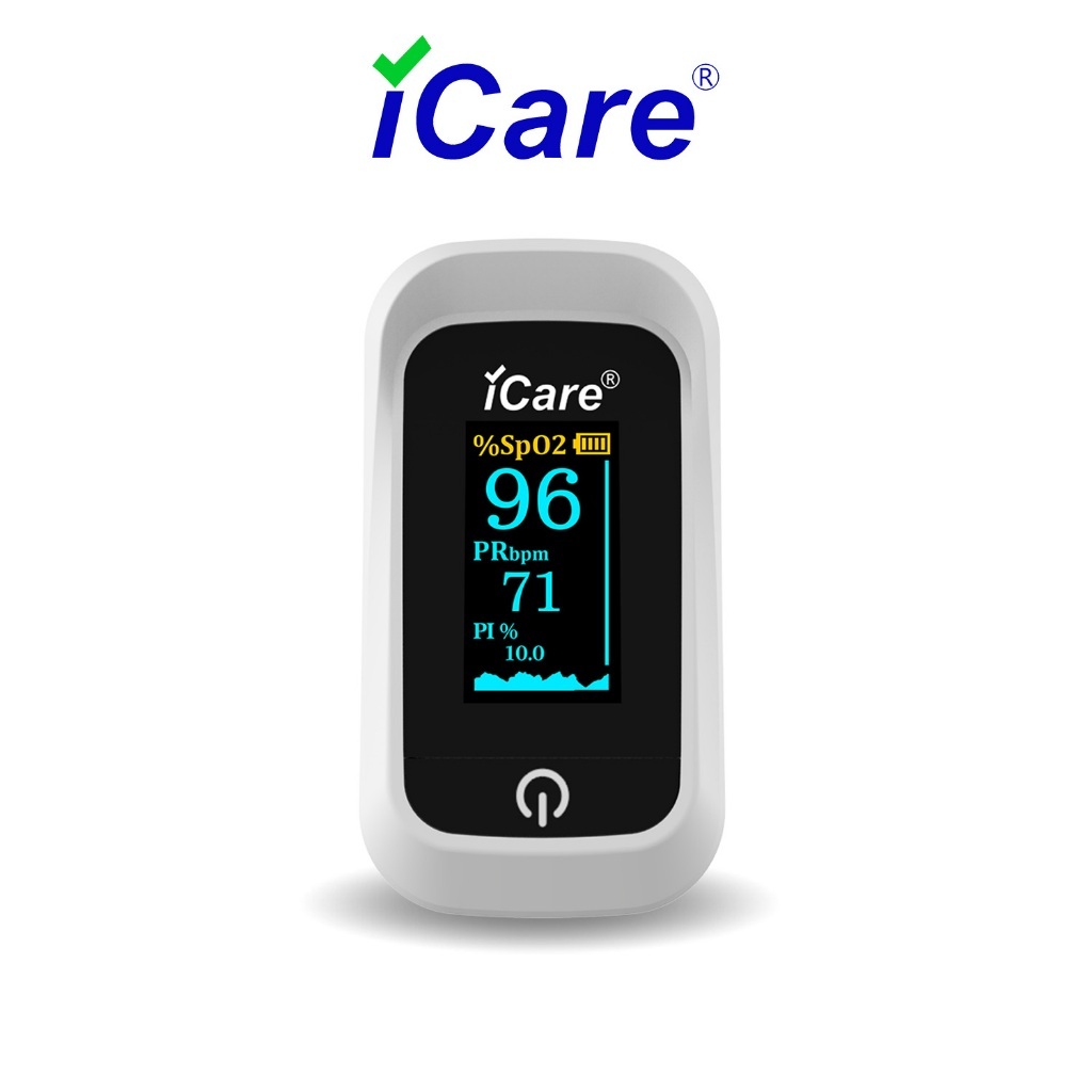 iCare OX001 Fingertip Pulse Oximeter, (SpO2)Blood Oxygen Saturation ...