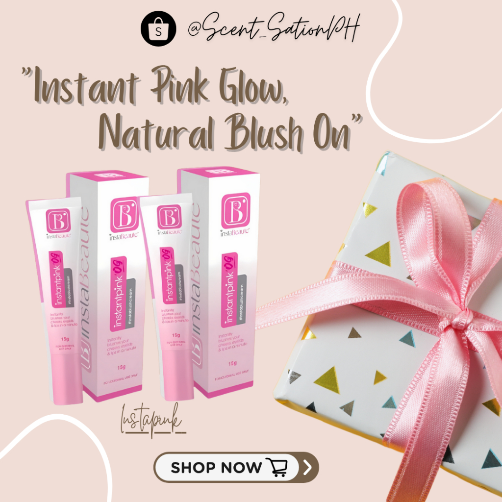 Insta Beaute Instant Pink 15g 2PCS Pambansang Blush On INSTA PINK CREAM ...