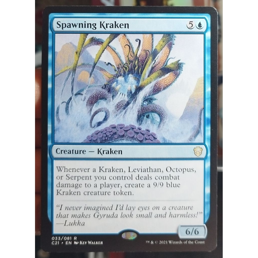 Spawning Kraken (Magic the gathering) | Shopee Philippines