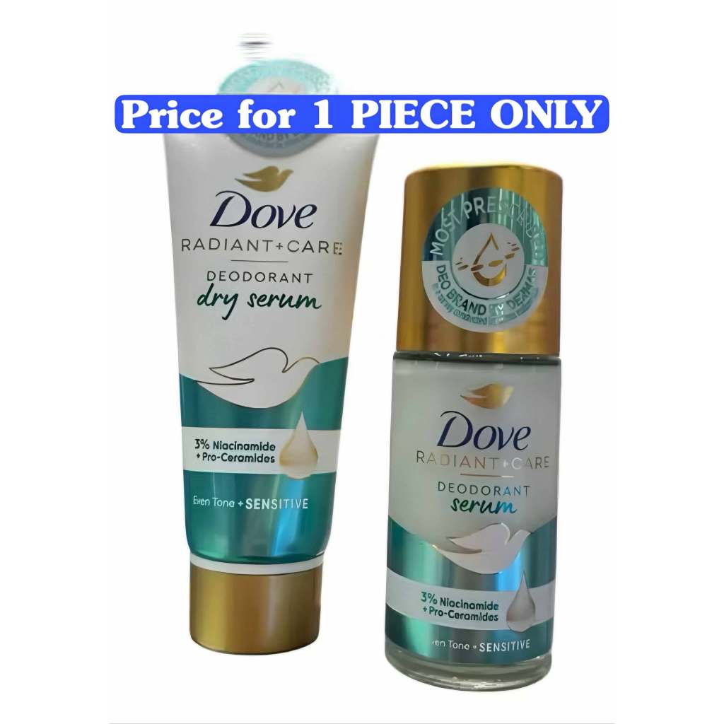 DOVE RADIANT + CARE Dry Serum Deodorant 40ml (For Sensitive Skin ...