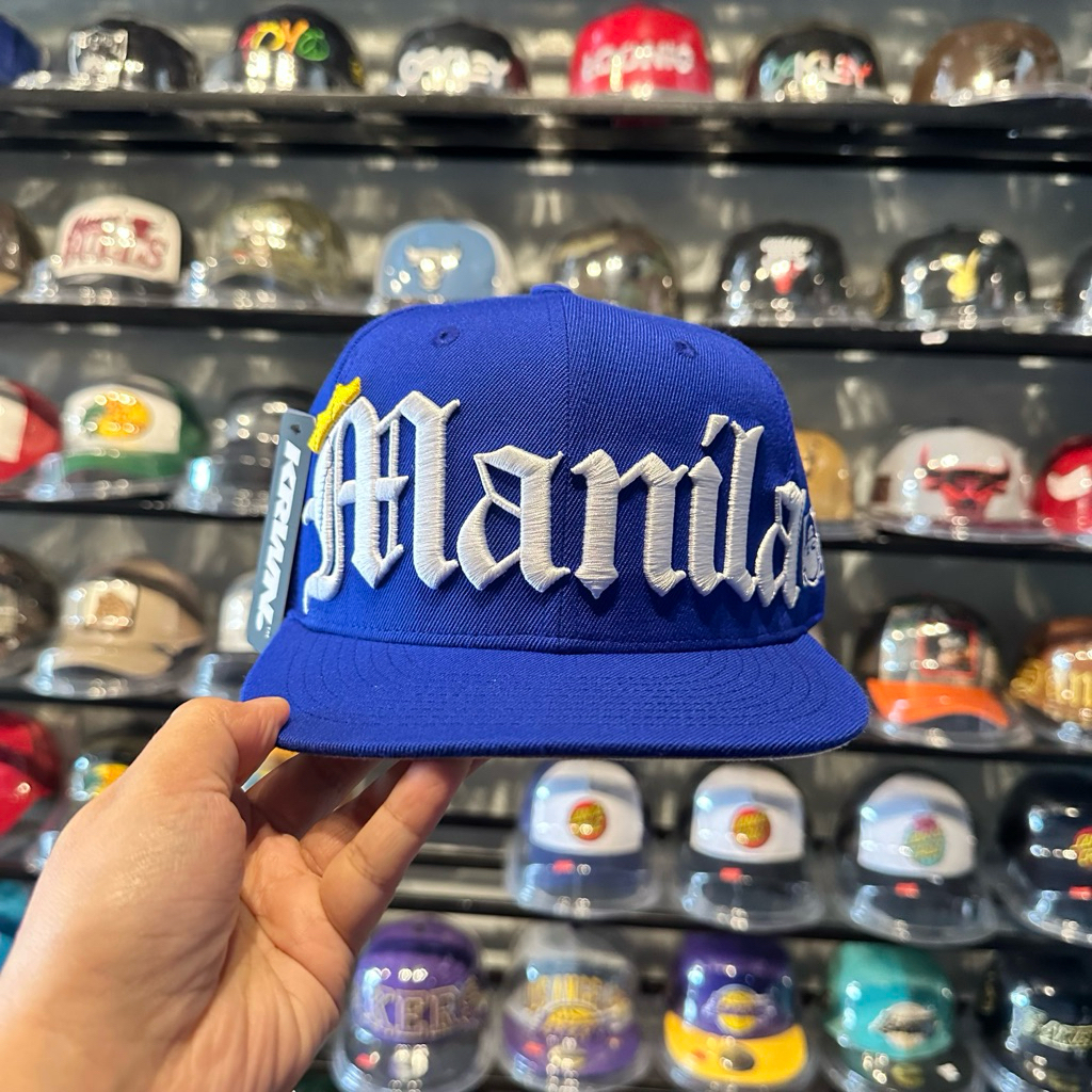 Krwn Manila Manila Big Script Cap | Shopee Philippines