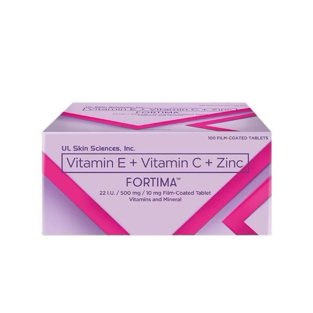 Fortima Vitamin E+Vitamin C+Zinc Vitamins and Mineral Tablet | Shopee ...