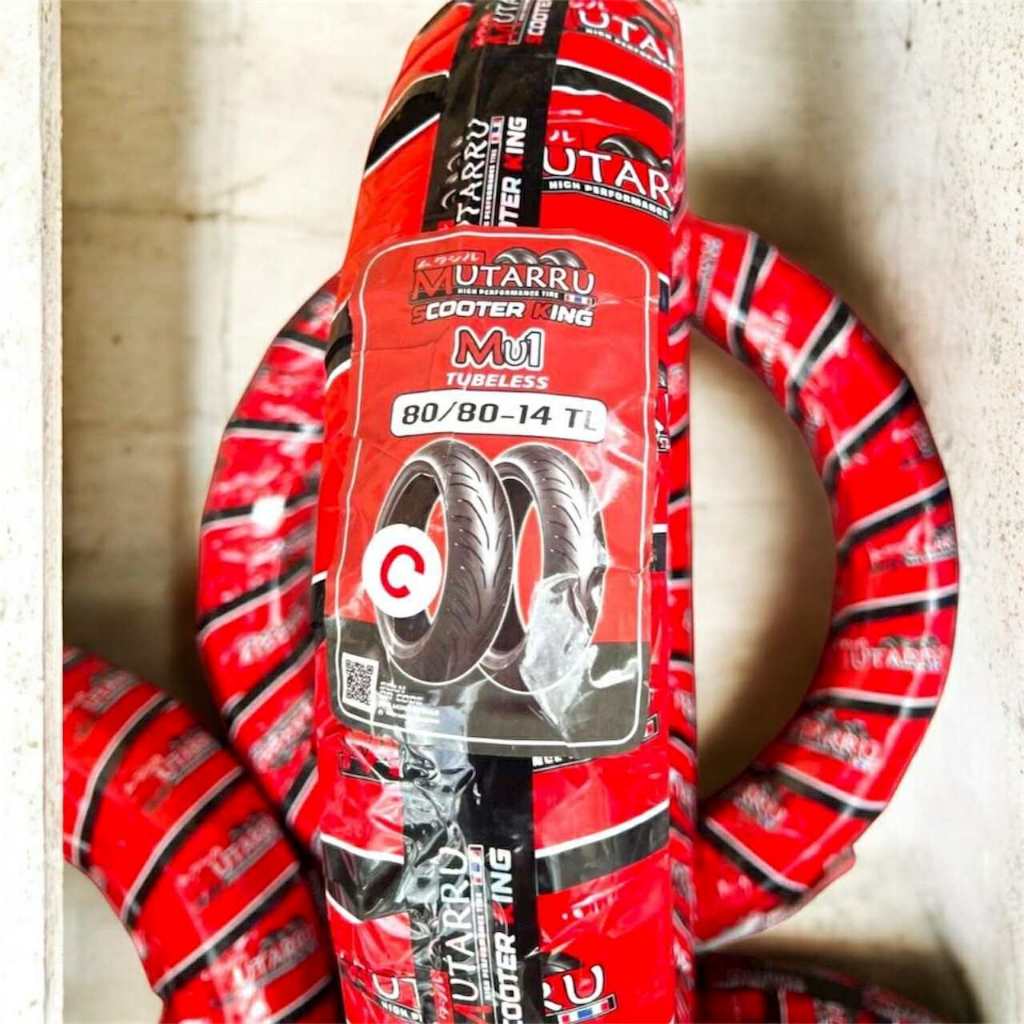 MUTARRU MU1 TUBELESS TIRES for MOTORCYCLE (FREE AIR VALVE) | Shopee ...