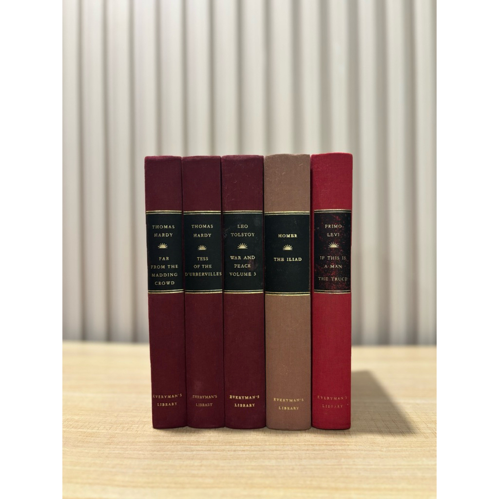 Everyman’s Library Classics (Hardy, Tolstoy, Homer, Primo Levi ...
