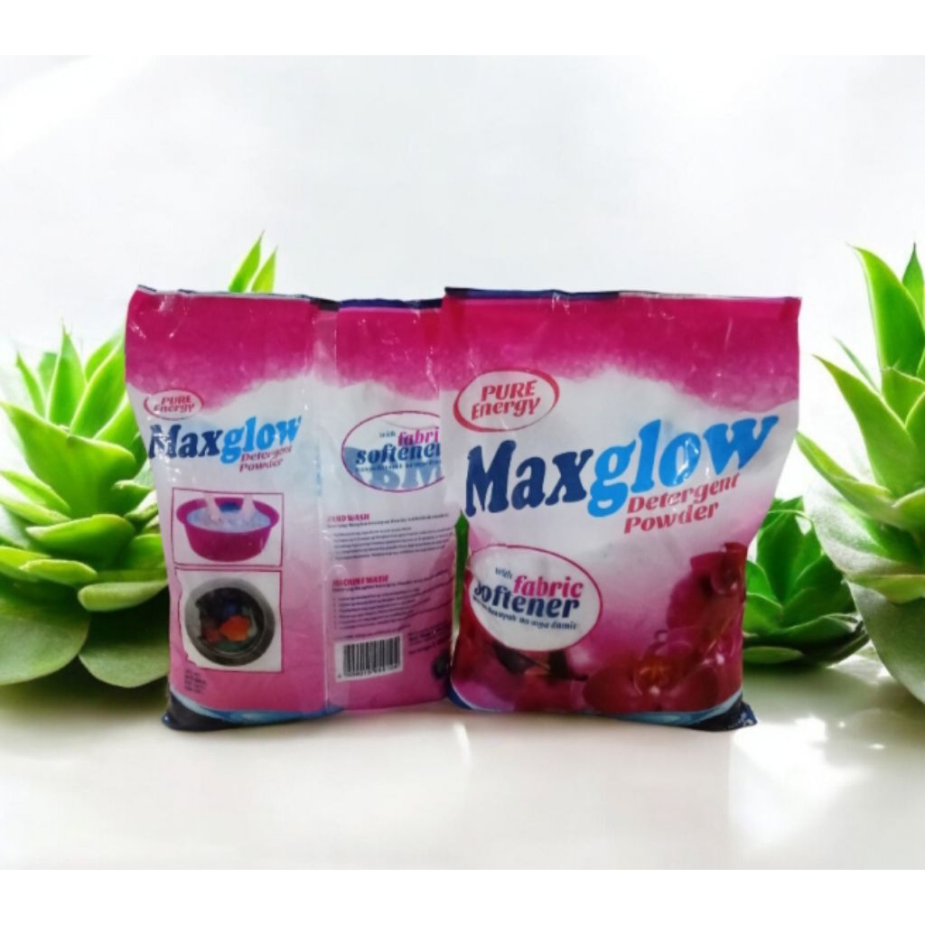 Maxglow Detergent Powder with Fabric Softener | Shopee Philippines