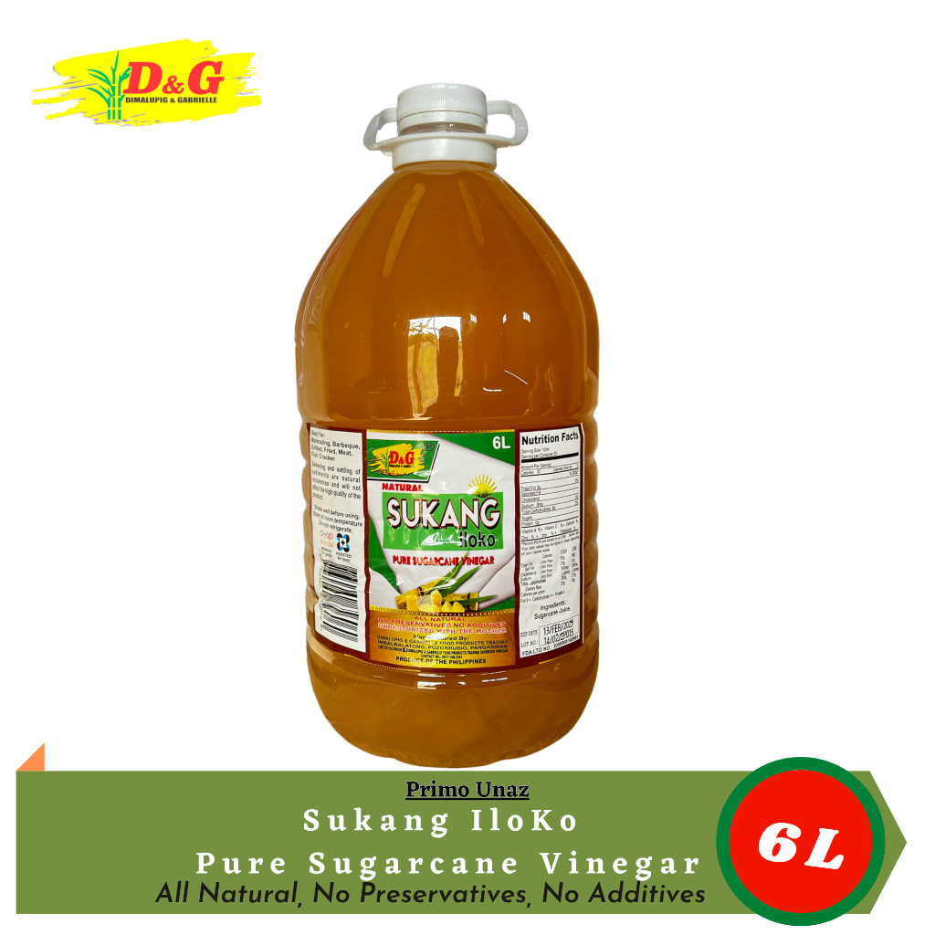 Sukang Iloko 6L (Natural & Pure) Primo Unaz | Shopee Philippines